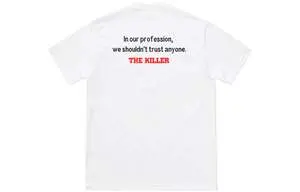 Supreme Fw18 The Killer Trust Tee Bloody Twins Chow Yun Fat Printing Short Sleeve - White