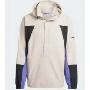 Adidas Colorblock Anorak Jacket - White/purple