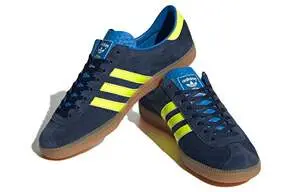 Adidas Hochelaga Spzl "indigo Solar Yellow - Blue