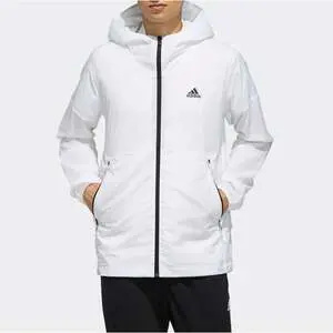 Adidas Back Logo Woven Hooded Jacket