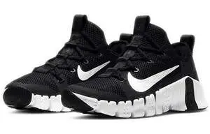 Nike Free Metcon 3 Training Sneakers - Black/white-volt