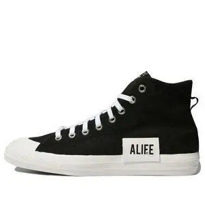 Adidas X Alife Nizza Hi Top Sneakers - Black