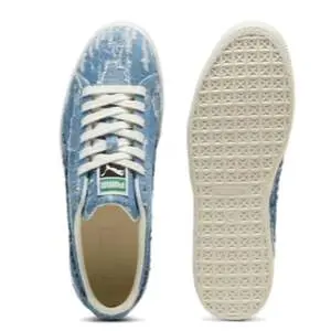 PUMA Clyde Denim Lace-up Sneakers