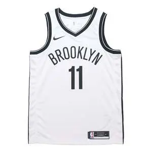 Nike Nba Brooklyn Nets Kyrie Irving 11 Basketball Jersey - White