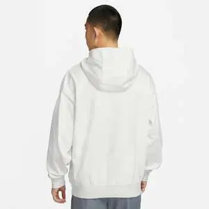 Nike Dri-fit Fleece Pullover Hoodie - White