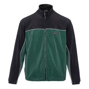 Nike Velvet Colorblock Zip-up Jacket - Green