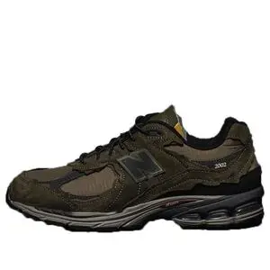 NEW BALANCE 2002r "protection Pack Olive" Sneakers - Dark Moss/grey/black