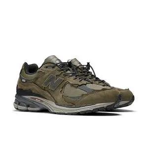 NEW BALANCE 2002r "protection Pack Olive" Sneakers - Dark Moss/grey/black