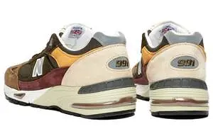 NEW BALANCE 991 Made In England Low Top Sneakers - Brown