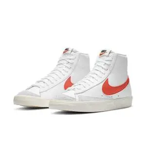Nike Blazer Mid '77 Vintage High Top Sneakers - White/orange