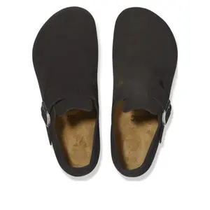 BIRKENSTOCK London Suede Mary Jane Shoes - Black