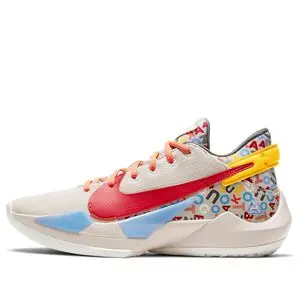 Nike Zoom Freak 2 "letter Bro" Athletic Sneakers - White/red/blue