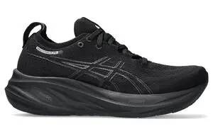 Asics Gel-nimbus 26 Athletic Lace-up Sneakers - Black/black