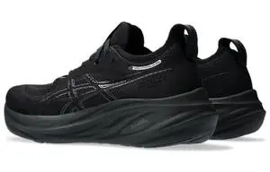Asics Gel-nimbus 26 Athletic Lace-up Sneakers - Black/black