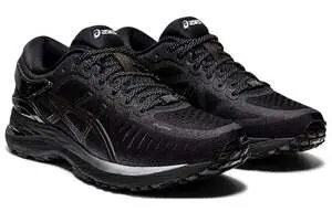 Asics Metarun Gunmetal' Running Shoes - Black