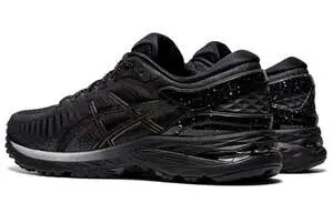 Asics Metarun Gunmetal' Running Shoes - Black