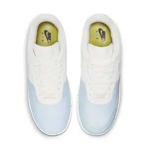 Nike Force 1 Crater Low Top Sneakers - White/blue
