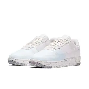 Nike Force 1 Crater Low Top Sneakers - White/blue