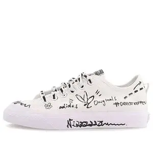 Adidas Nizza Rf "sharpie Pack" Sneakers - White/black