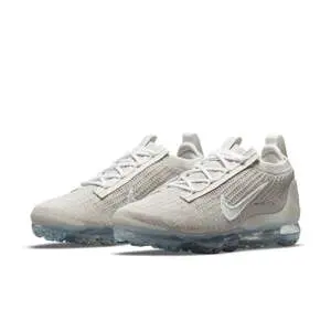 Nike Vapormax 2021 Flyknit Sneakers - Light Bone/phantom/metallic Silver