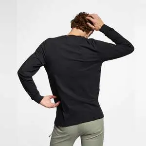 Nike Club Long Sleeve T-shirt - Black