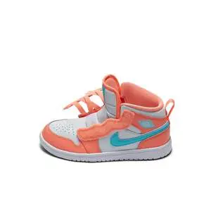 JORDAN 1 Mid Alt Sneakers - White/orange