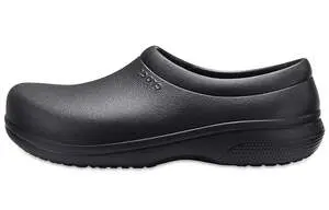 CROCS On The Clock Work Slip On Clogs - Black