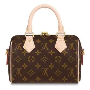 LOUIS VUITTON Speedy Bandoulière 20 Canvas Handbag