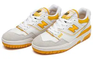 NEW BALANCE 550 "varsity Gold" Low Top Sneakers - White/gray/yellow