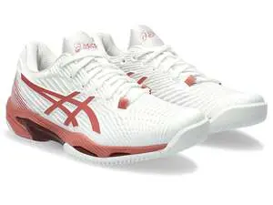 Asics Solution Speed Ff 2 Athletic Sneakers - White/light Garnet