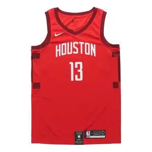 Nike Nba Houston Rockets James Harden Earned Edition Jersey - Red/white