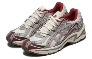 Asics Gel-preleus Low Top Lace-up Sneakers - Grey/red/white
