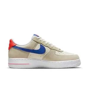 Nike Force 1 '07 Lv8 Sneakers - Cream/blue/red