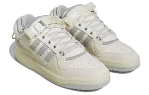 Adidas Bad Bunny X Forum Buckle Low 'last Forum' Sneakers - White/grey