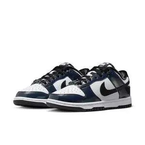 Nike Dunk Low Se 'just Do It Iridescent' Sneakers - Black/black/multi-color