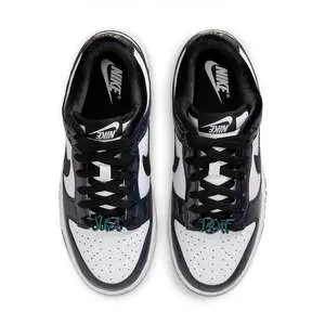 Nike Dunk Low Se 'just Do It Iridescent' Sneakers - Black/black/multi-color