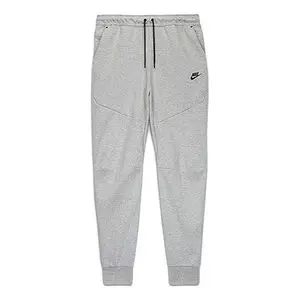 Nike Solid Color Bundle Feet Sports Long Pants - Light Grey
