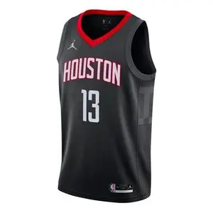 JORDAN Nba Houston Rockets 13 Basketball Jersey - Black