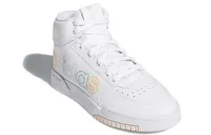 Adidas Drop Step Xl High Top Sneakers - White/yellow/blue