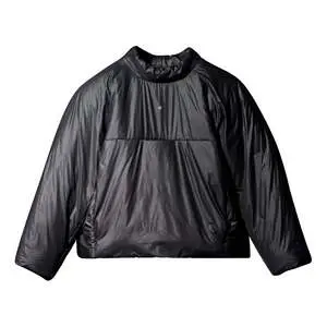 Yeezy Mock Neck Pullover Puffer - Black