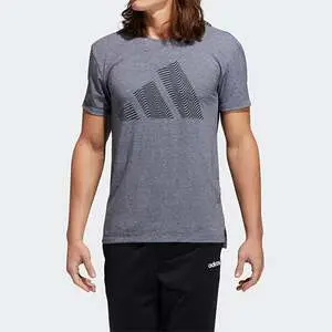 Adidas Three-bar Tee Logo Printing Short Sleeve