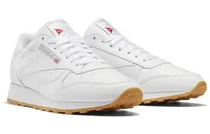 REEBOK Classic Leather Sneakers With Gum Sole - White