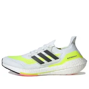 Adidas Ultraboost 21 - White/yellow