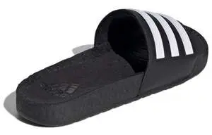 Adidas Adilette Boost Slides With Three Stripes - Black