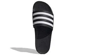 Adidas Adilette Boost Slides With Three Stripes - Black