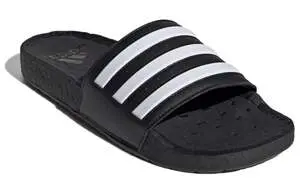 Adidas Adilette Boost Slides With Three Stripes - Black