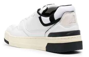 AUTRY Clc Leather Sneakers - White/black