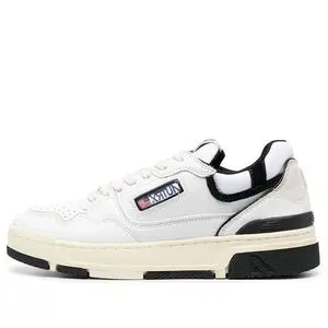 AUTRY Clc Leather Sneakers - White/black