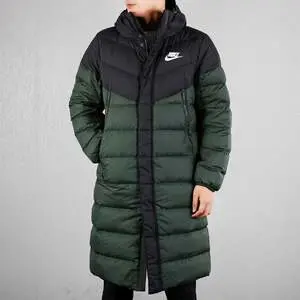 Nike Windrunner Down Fill Long Hooded Down Jacket