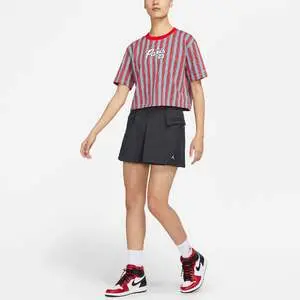 JORDAN Ss22 Paris Saint-germain Stripe Printing Short Sleeve